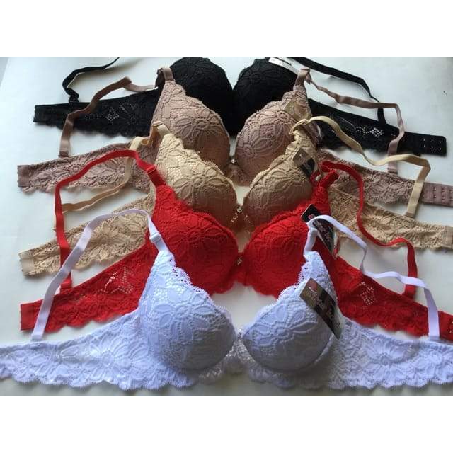 Thick bubble bra, ,push-up style, lace fabric, very beautiful pushup b ...