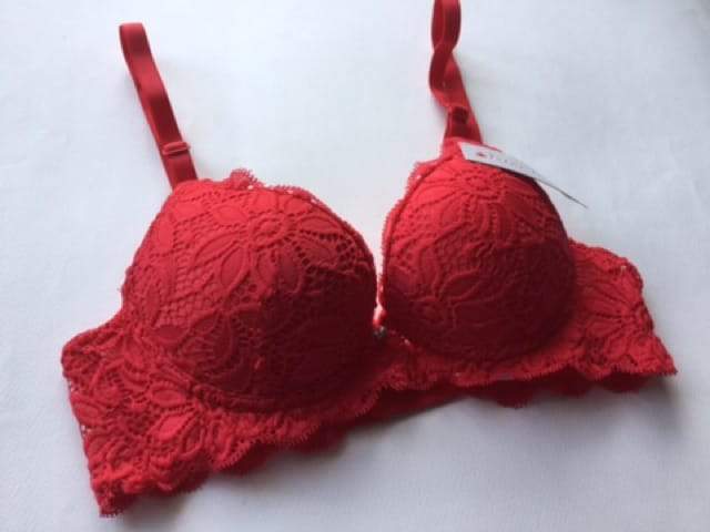 Thick bubble bra, ,push-up style, lace fabric, very beautiful pushup b ...